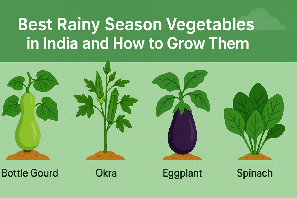 Best Rainy Season Vegetables in India and How to Grow them